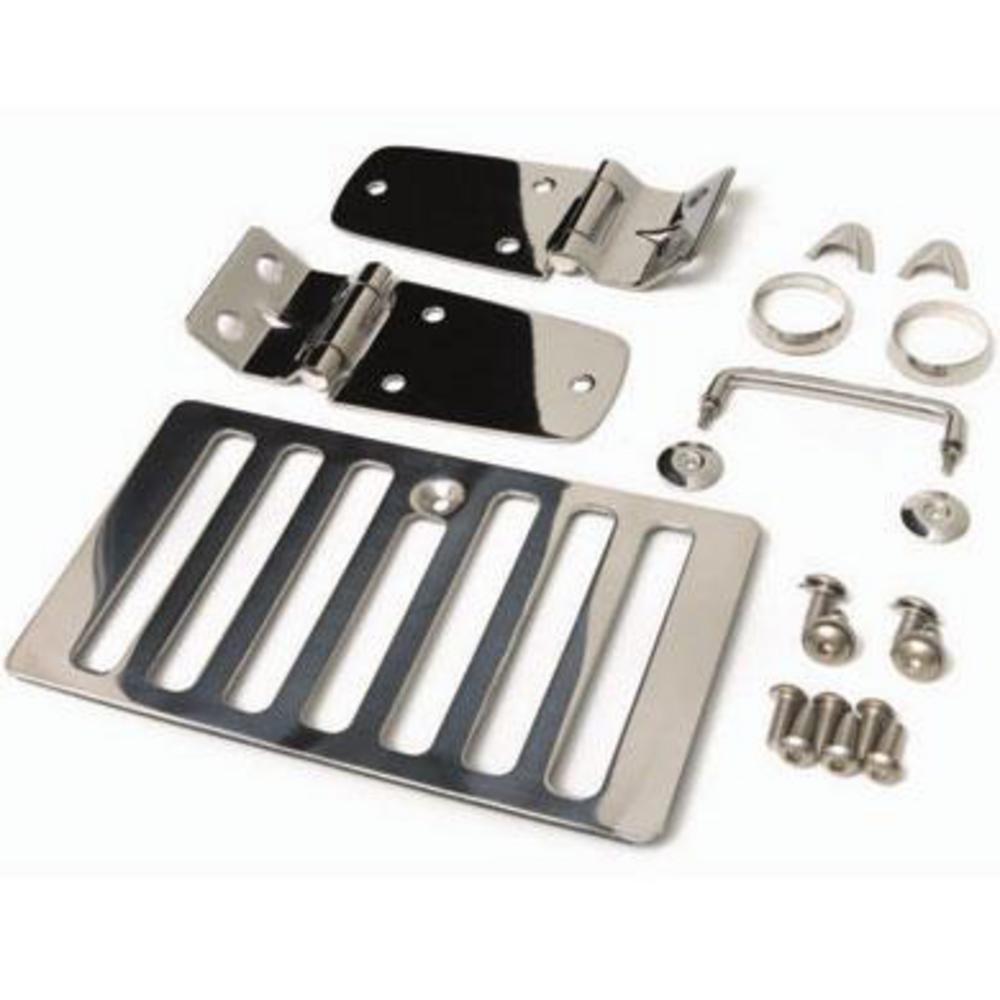 Complete Hood Kit - Stainless Steel (98-06 Wrangler TJ) - Smittybilt