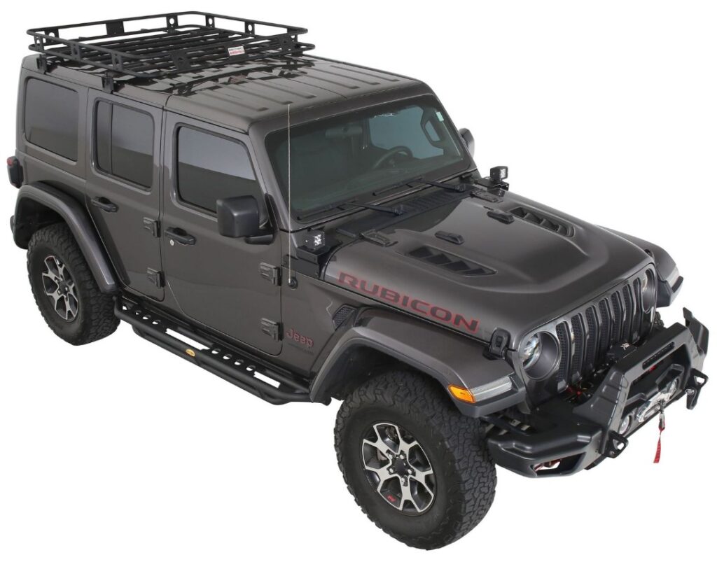 Smittybilt Defender Roof Rack — Rugged Overland Load Platform for 2018 ...